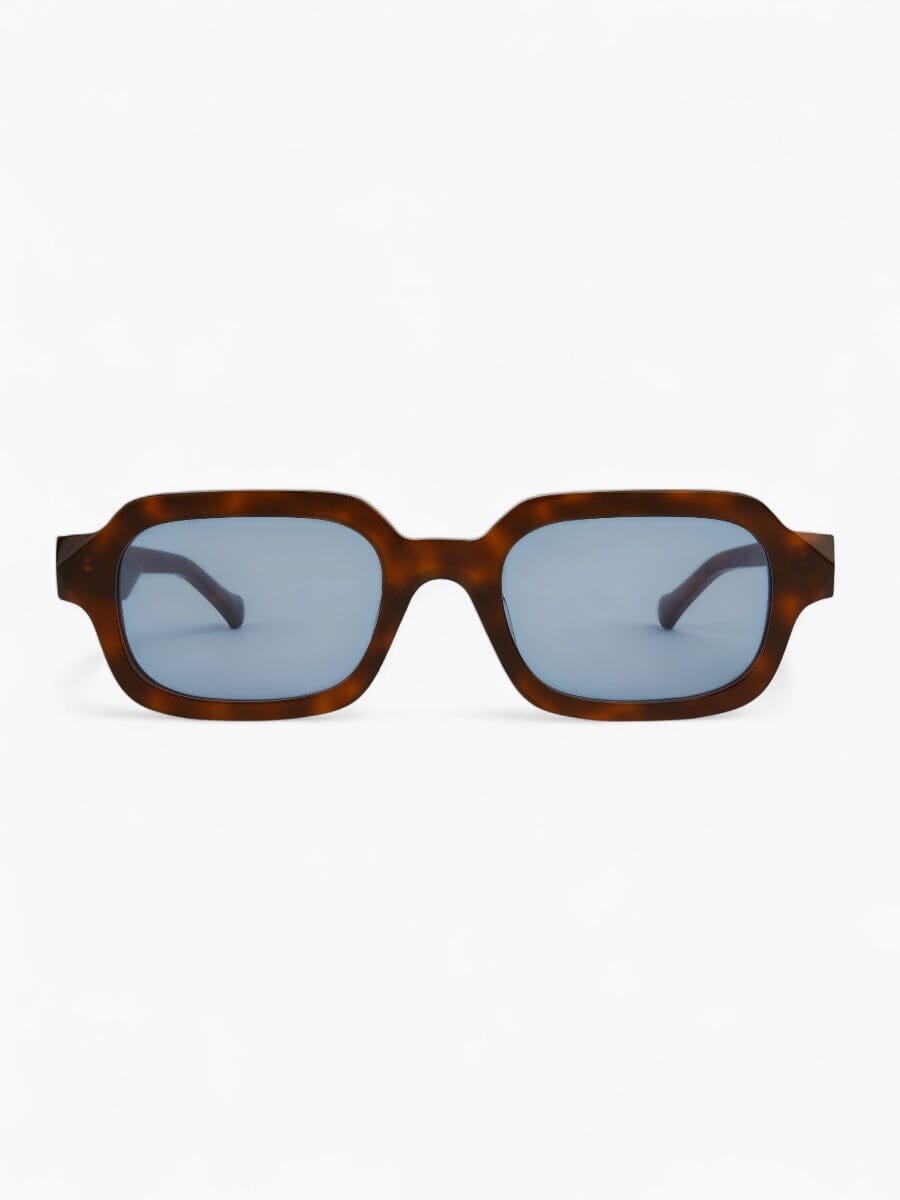 Harley Burnt Toffee with Light Blue Lenses | FINLAY