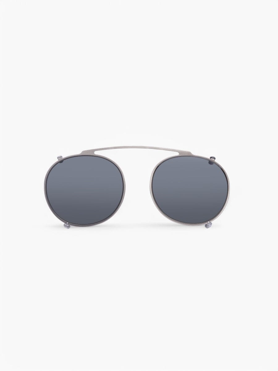 Percy Silver Clip-On with Grey Lenses | FINLAY